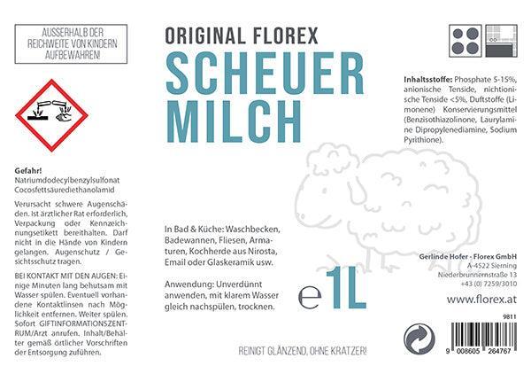 Florex Scheuermilch, 1 Liter - Seifenwelt.ch